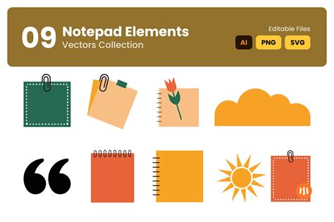 9 Notepad Elements Git Aset