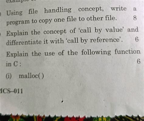 Using File Handling Concept Write A Program To Copy One File To Other