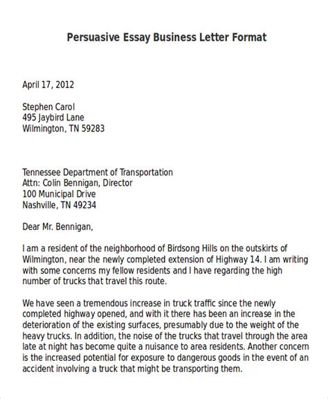 Persuasive Email Template