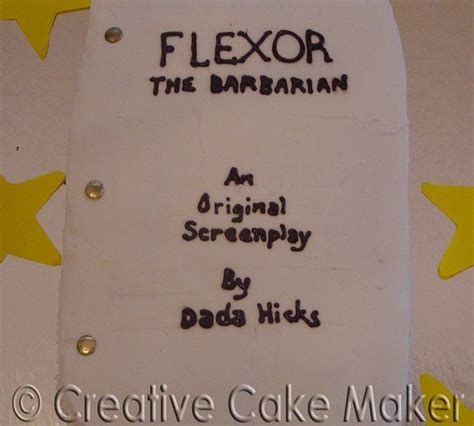 The Creative Cake Maker Movie Script Cake