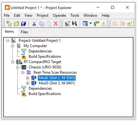Adding A New C Series Module To A Crio Project In Labview Ni