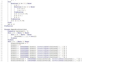 Arreglos Pseint Mapeo De Bits Invertidos