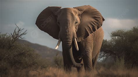 큰 코끼리가 풀 위에 서 있다 점보 사진 커다란 것 새우 배경 일러스트 및 사진 무료 다운로드 Pngtree