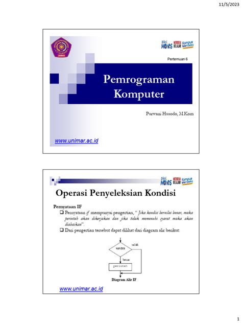 pertemuan6 if else pdf