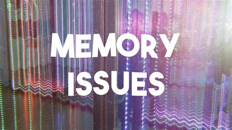 memory investigation memory issues youtube