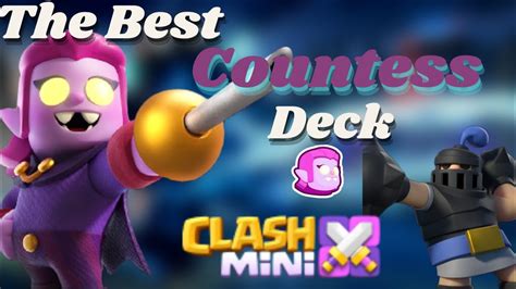 Clash Mini The Best Countess Deck Youtube