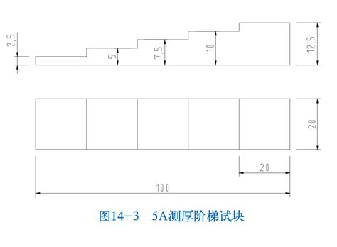 阶梯试块 测厚试块 满足标准GB T11344 2008 阿里巴巴