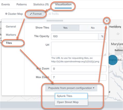 Custom Maps 2 Using Your Map Inside Splunk Sideview LLC