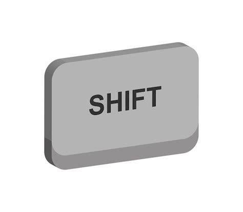 Premium Vector Shift Button