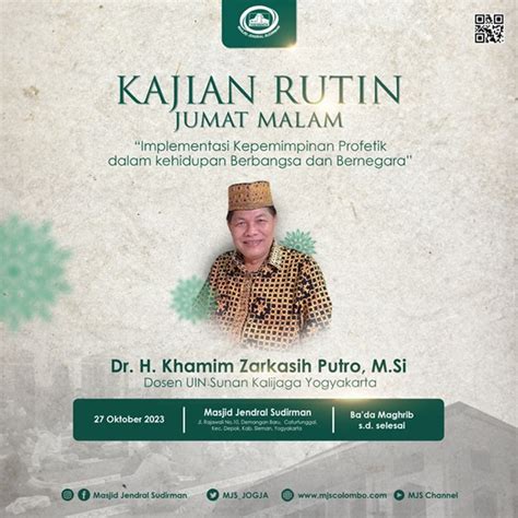 Dr H Khamim Zarkasih Putro M Si Cara Nabi Memimpin Bangsa