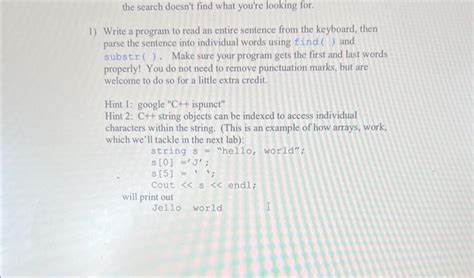 Solved 1 Write A Program To Read An Entire Sentence From