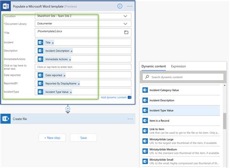 Print Or Not From Any Sharepoint List Using Microsoft Flow And The Word Online Connector
