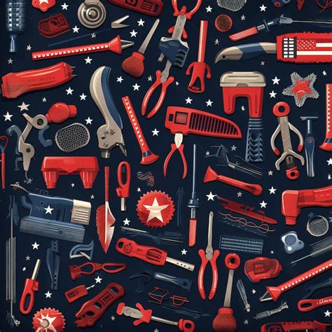 Premium Ai Image Tool Pattern Labor Day Background