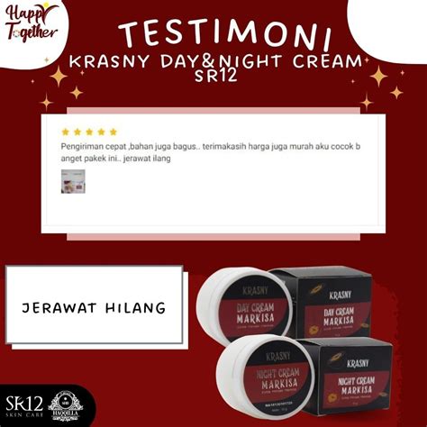 Krasny Night Cream Sr12 Rahasia Ayu Sr12
