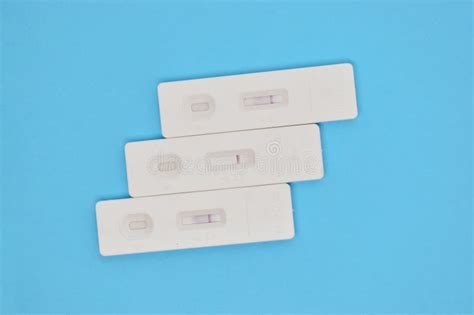 Covid Test Kit On Blue Background Stock Image Image Of Antibody Corona 271759925