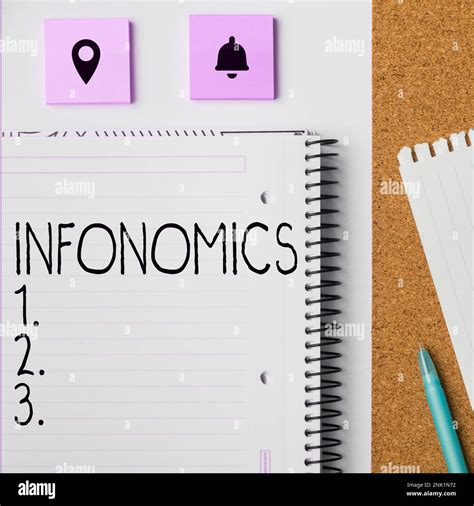 Writing Displaying Text Infonomics Internet Concept Visual Image Used To Represent Information