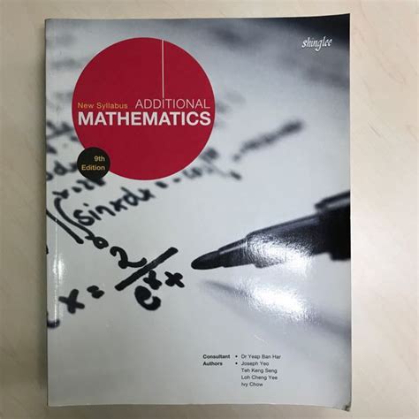 Additional Mathematics Igcse Hobbies And Toys Books And Magazines Textbooks On Carousell