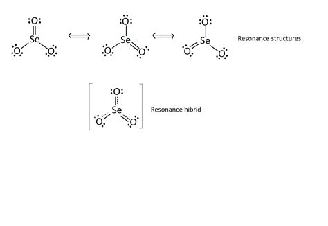 Solved Draw All Of The Lewis Structures Of Seo3 Which Obey The Octet