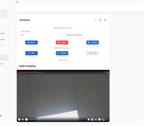 Set Roi Tripview Failed Metropolis Microservices For Jetson Nvidia
