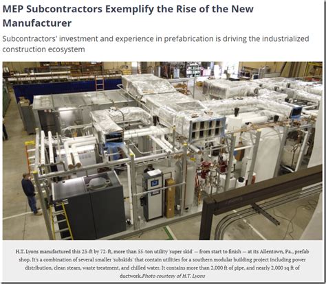 Prefabrication And Industrialized Construction Methods In Mep Revit News