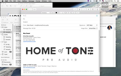 Email How To Stop Images In Apple Mail Signature Is Being Magnified