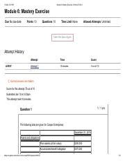 Module 6 Mastery Exercise Pdf 1 10 22 3 03 PM Module 6 Mastery Exercise 21WA ACT360 1 Module