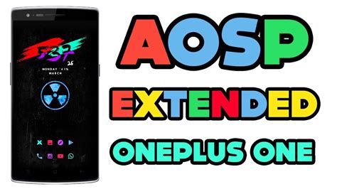 Aosp Extended 81 Oreo Oneplus One Best Android Rom Youtube