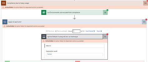[coe starter kit bug] admin compliance detail request v3 status failed · issue 4346
