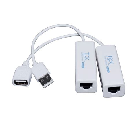 M USB To RJ Extender Over Ethernet Cat E Cable USB Extension Adapter NO Power Supply