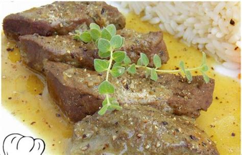 Συνταγή ΣΥΚΩΤΙ ΜΟΣΧΑΡΙΣΙΟ ΜΕ ΛΕΜΟΝΙ ΚΑΙ ΜΟΥΣΤΑΡΔΑ Νόστιμες συνταγές της Γωγώς