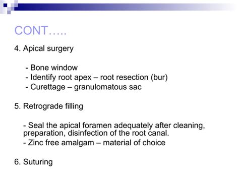 12 Endodontic Surgical Procedures Ppt