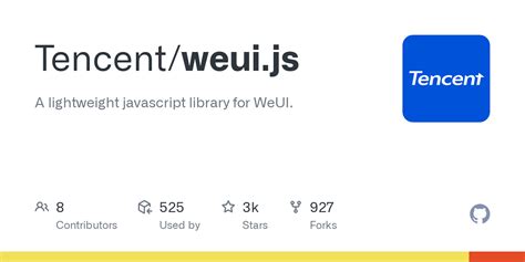 github tencent weui js a lightweight javascript library for weui