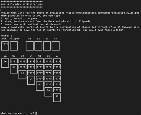 Github Jyeung Solitaire