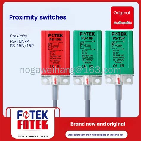 Fotek Proximity Switch Sensor Ps10n Ps 15n Ps 10p10s（new Original Shopee Malaysia