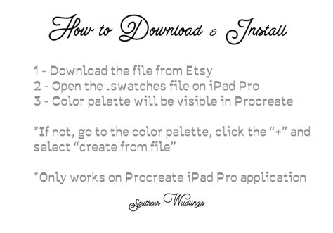 Thanksgiving Procreate Color Palette Holiday Colors Procreate Swatches File Etsy