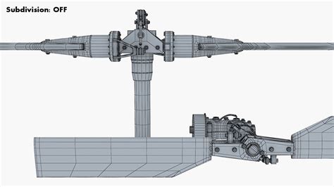 Helicopter Rotor System V 1 3d Model By Zurel