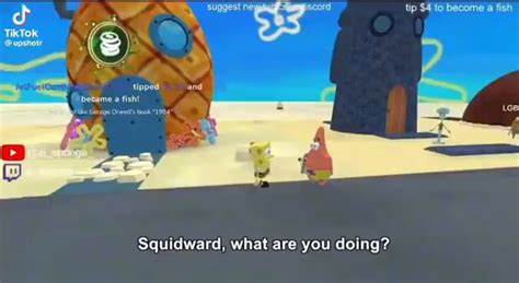 Tip 4 To Become A Fish Tipped Became A Fish Squidward What Are You Tip 4 To Become A Fish Tipped Became A Fish Squidward What Are You