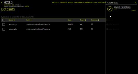 Monitoring Pending Jobs — Using Driverless Ai 223 Documentation