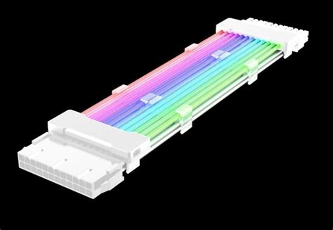 Jual Argb Extension 18awg Kabel Atx 24 Pin Gpu 8pin Setara Lian Li Strimer 8p X2 Hitam Di