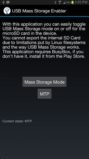 Usb Mass Storage App For Recent Samsung Devices