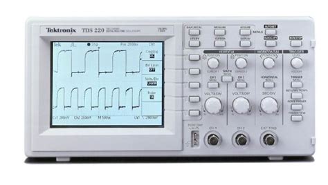 Tektronix Tds220 2ch 100mhz 1gs S Digital Real Time Oscilloscope Test Und Messsystemcenter