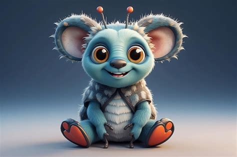 Premium Photo Cute Cartoon Lasy Bug Character