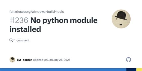 no python module installed · issue 236 · felixrieseberg windows build