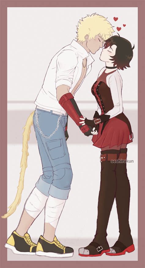 Sun X Ruby Rwby Strawbana By Seshirukun On Deviantart