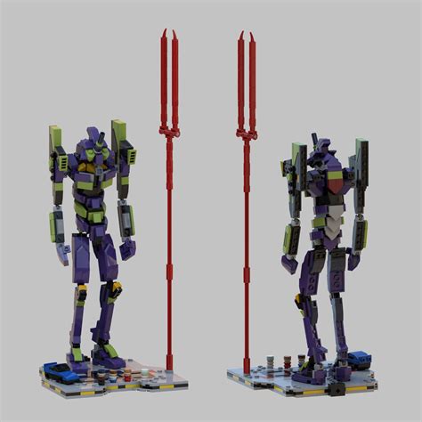 Lego Moc 116878 Shinjis Eva Unit 01 Neon Genesis Evangelion By