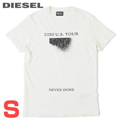 【楽天市場】【30 Offクーポンあり】 Diesel ディーゼル メンズ ウォッシュ加工 クラック加工プリント ヴィンテージ感 半袖tシャツ カットソー【t Diegor C15】【サイズs