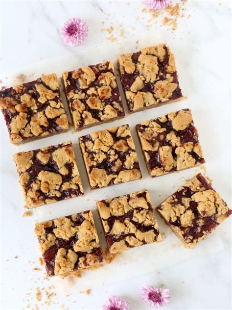 The Best Jam Shortbread Bars Joy Oliver