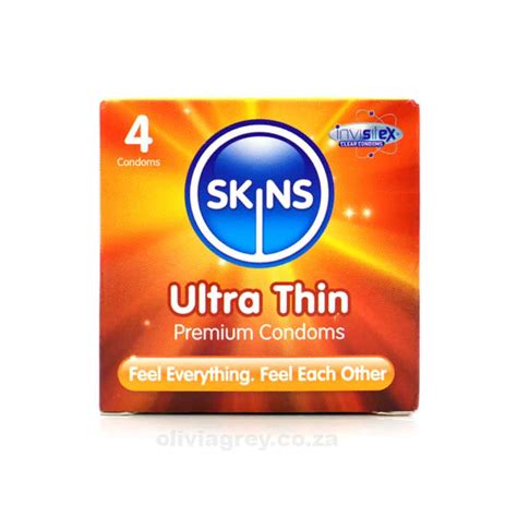 Ultra Thin Premium Condoms Skins Sex Shop Olivia Grey