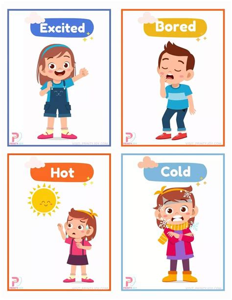 Opposites Flashcards Free Printable Opposites Pocket Flash Cards