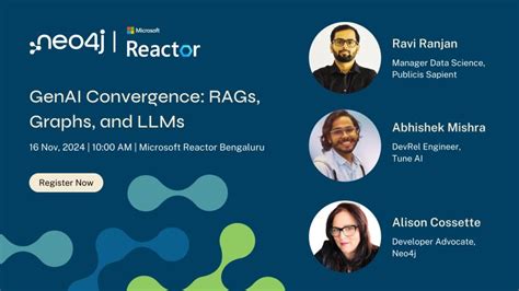 siddhant agarwal on linkedin genai neo4j llms rag ai graphdb techevents